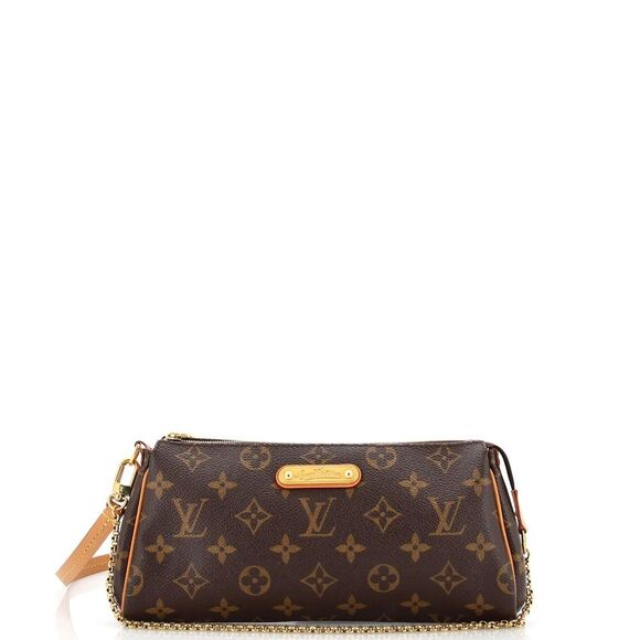 Louis Vuitton | Bags | Louis Vuitton Eva Handbag Monogram Canvas Brown ...